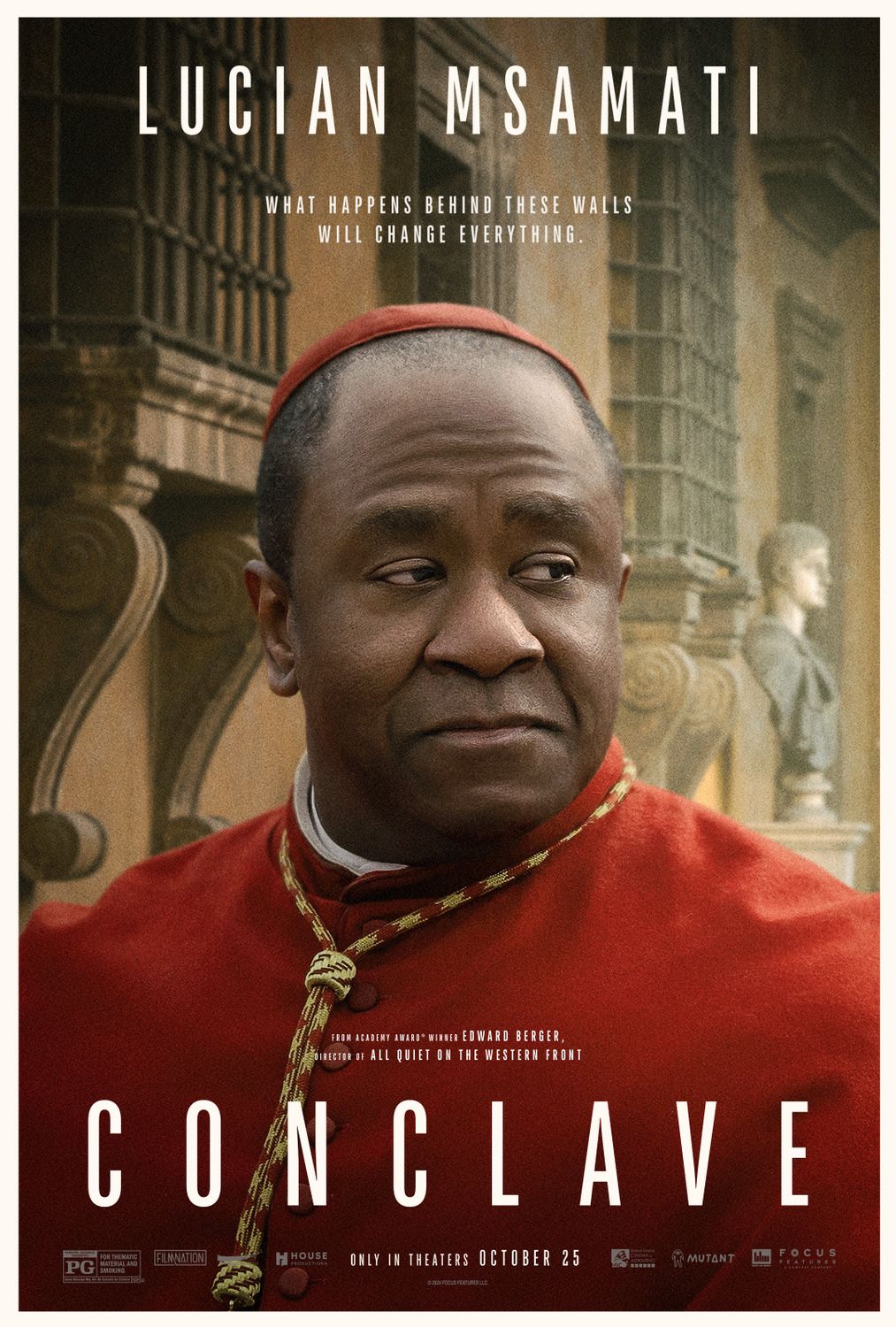 Affiche du film Conclave - Photo 12 sur 18 - AlloCiné