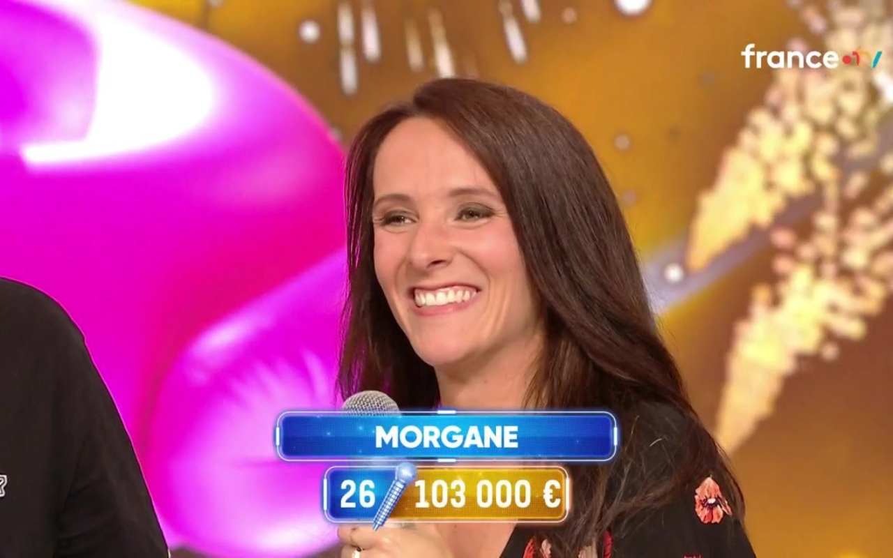 N’oubliez pas les paroles : Morgane passe un cap symbolique et fait décoller sa cagnotte devant ...