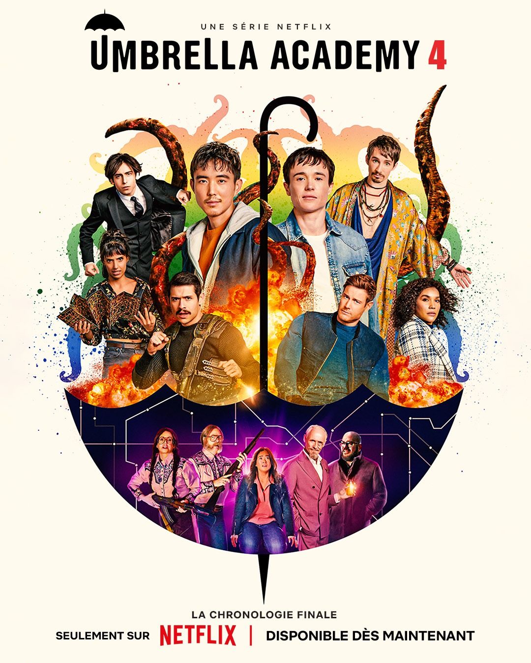Poster Umbrella Academy saison 4 - Affiche 1 sur 197 - AlloCiné