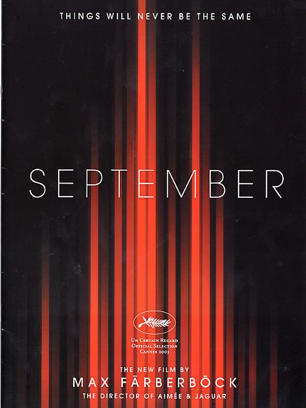 September - Film documentaire 2003 - AlloCiné
