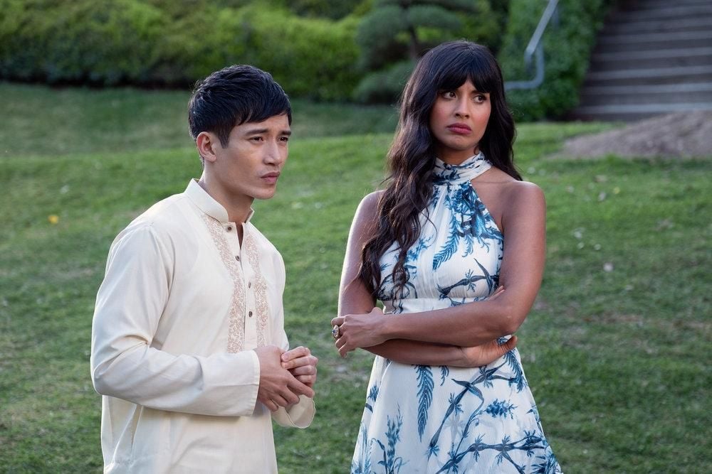 The Good Place : The Good Place : Photo Jameela Jamil, Manny Jacinto - 65 sur 230 - AlloCiné