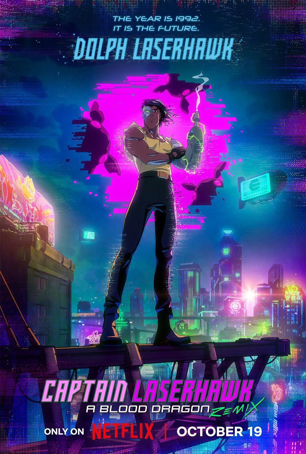 Poster Captain Laserhawk: A Blood Dragon Remix saison 1 - Affiche 9 sur 11 - AlloCiné