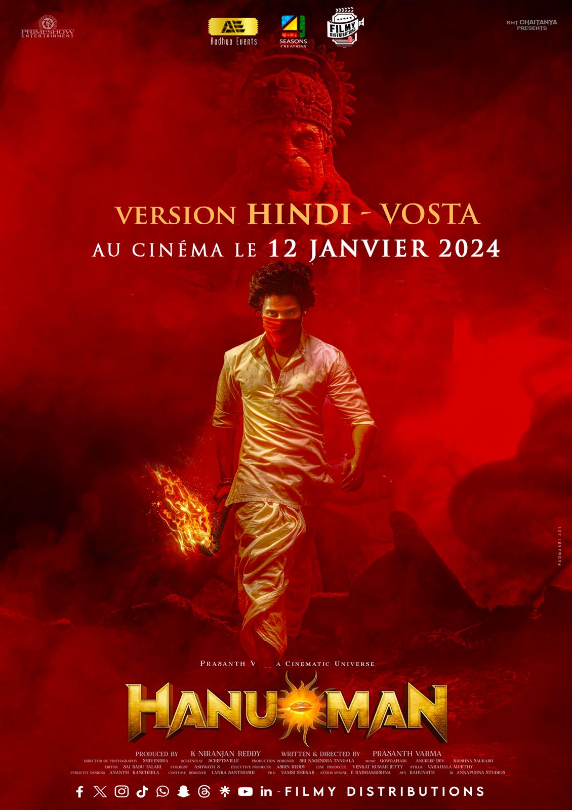 Affiche du film Hanu Man - Photo 1 sur 2 - AlloCiné