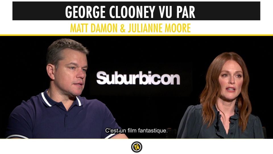 Vidéo interview pour Bienvenue à Suburbicon : George Clooney vu par ...